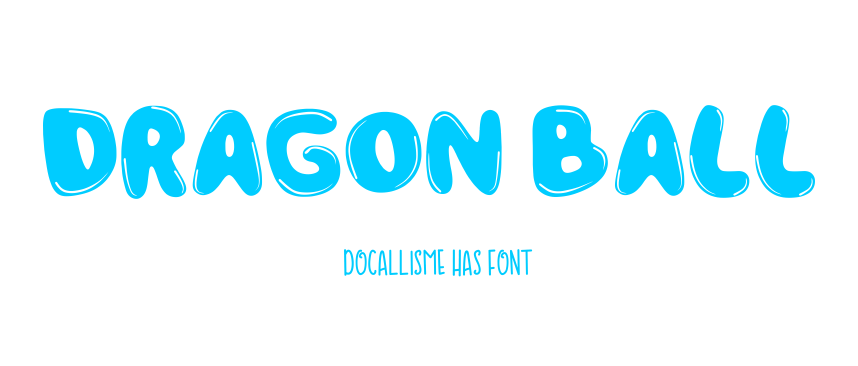 Dragon Ball Bubble Font Download :: DCLL Studio